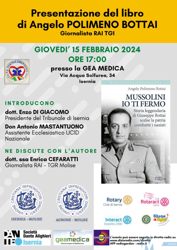 Alla Gea Medica, presentazione del libro di Angelo Polimeno Bottai ...